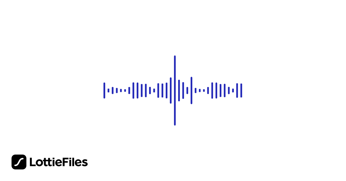Free sound waves Animation by Surbhijain | LottieFiles