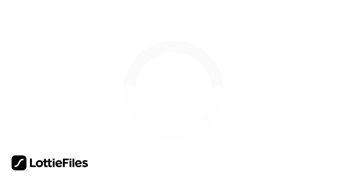 Free White Loading Spinner Animation by Ross Bentley | LottieFiles