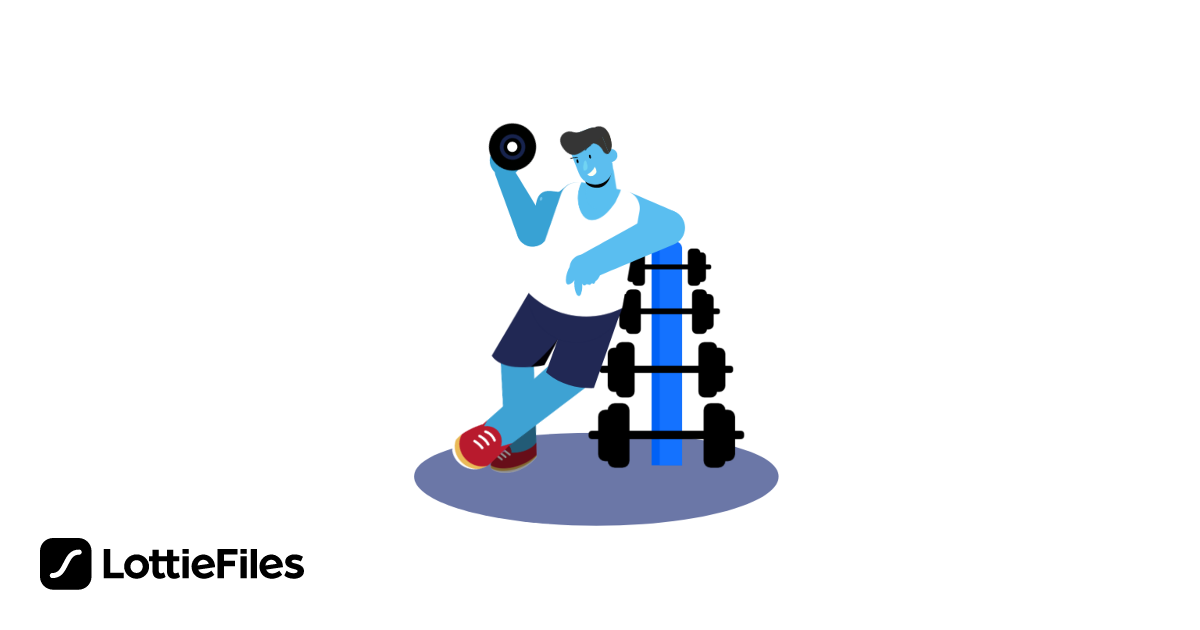 Free Gym #2 Animation by Arnold | LottieFiles