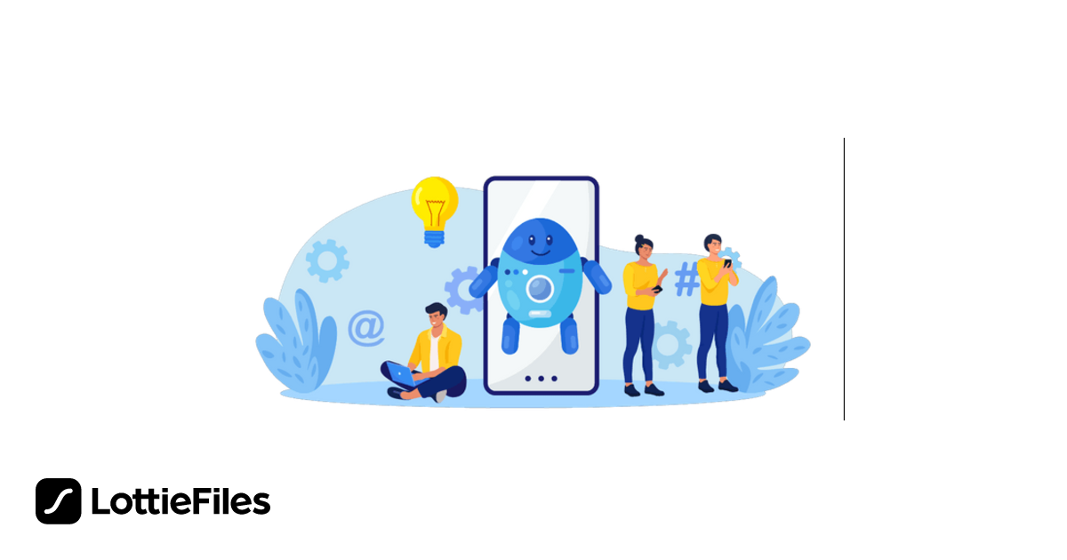 Free Robots with artificial intelligence answer questions Animation by ...