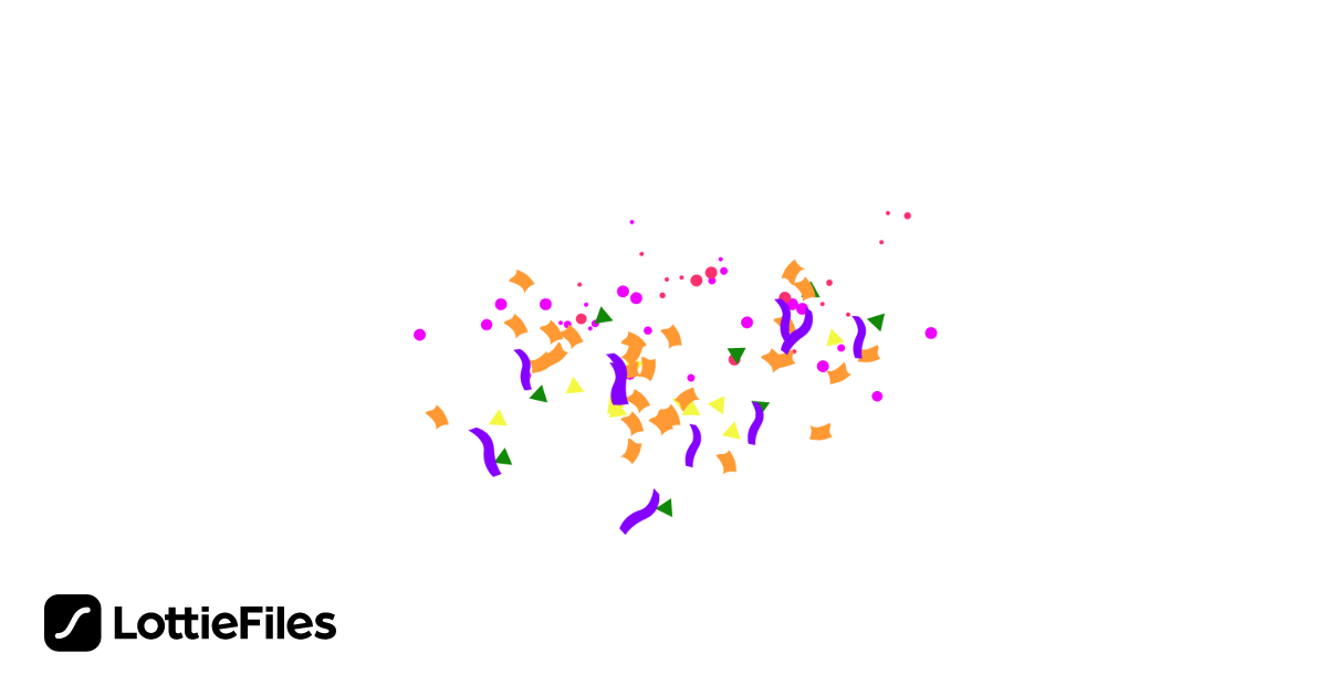 Free Confetti is Falling Animation by Zainab | LottieFiles