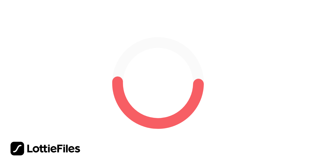 Free Red Circular Loader Animation by Vishwajeet Patil | LottieFiles