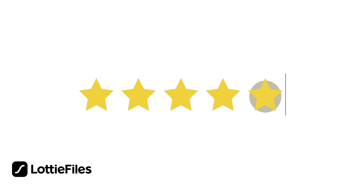 Free 5 stars Animation by Alix | LottieFiles