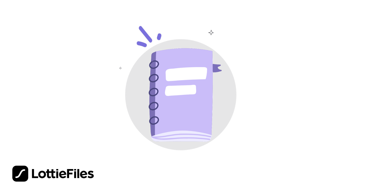 Free Diary App Animation by Asad | LottieFiles