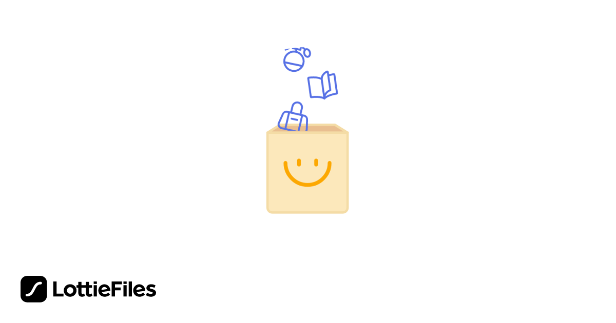 Free Happy Full Box Animation by Neus | LottieFiles