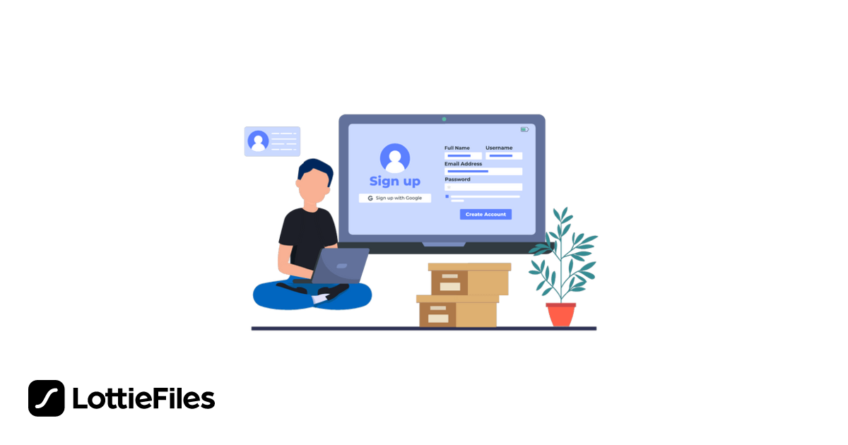 Free sign in hover Animation by Kohala | LottieFiles