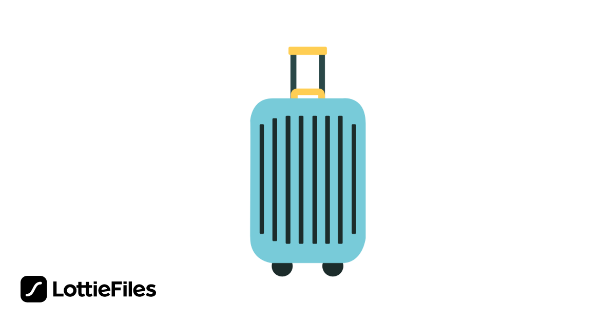 Free Suitcase Animation by Natalie Taylor | LottieFiles