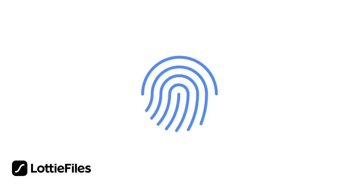 Free Finger Print Animation by Murilo Emerick | LottieFiles