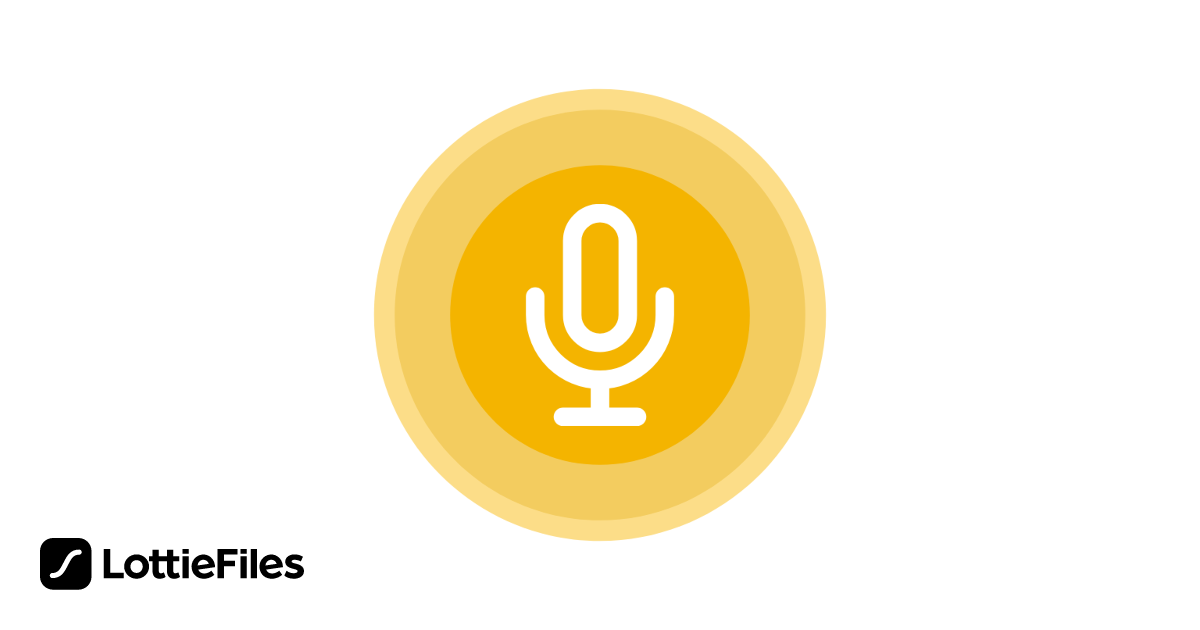 Free yellow_mic Animation by Anjali Sreekumar | LottieFiles