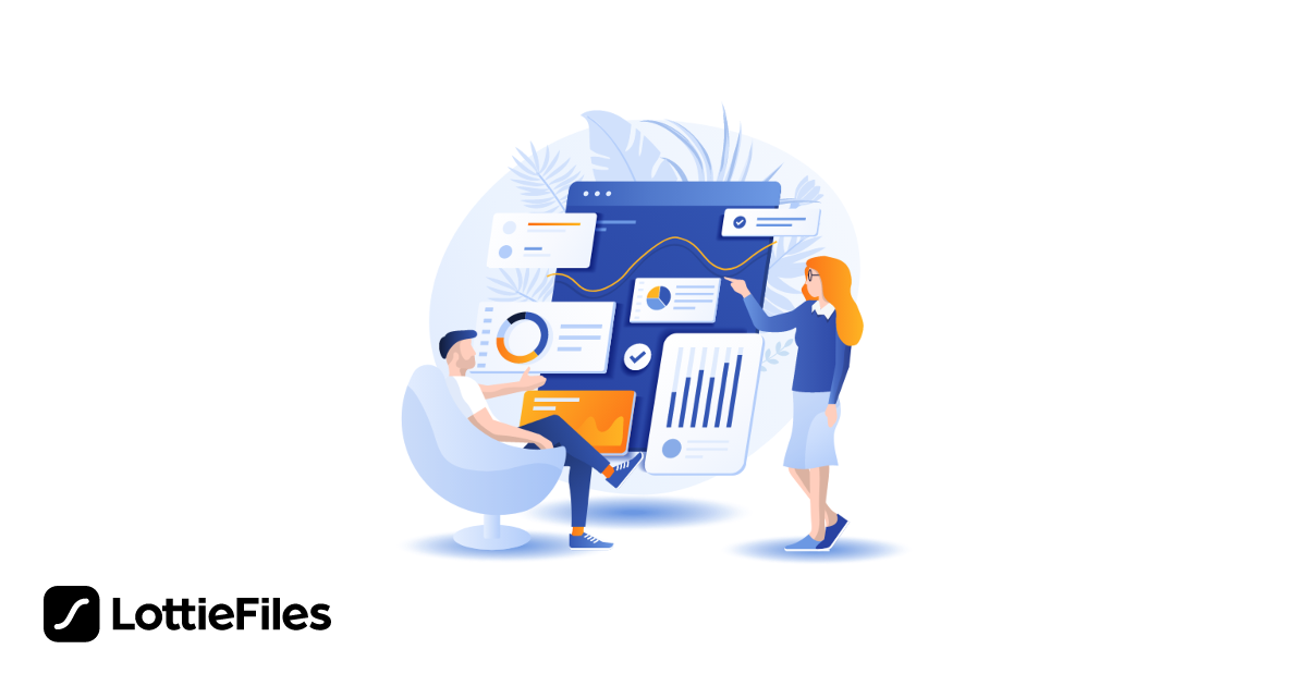 Free Stats Animation by Kshitiz | LottieFiles