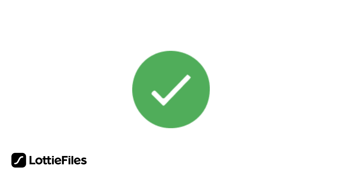 Free Tick Animation by Saad Ali | LottieFiles