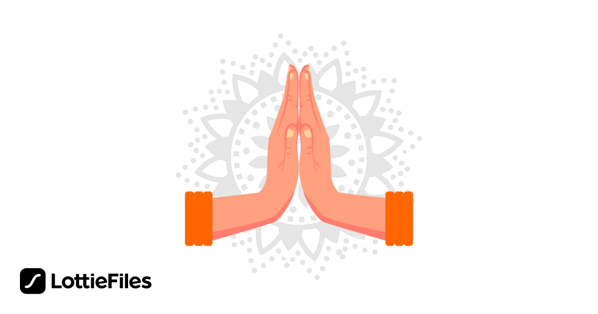 Free Namaste Animation by Design | LottieFiles