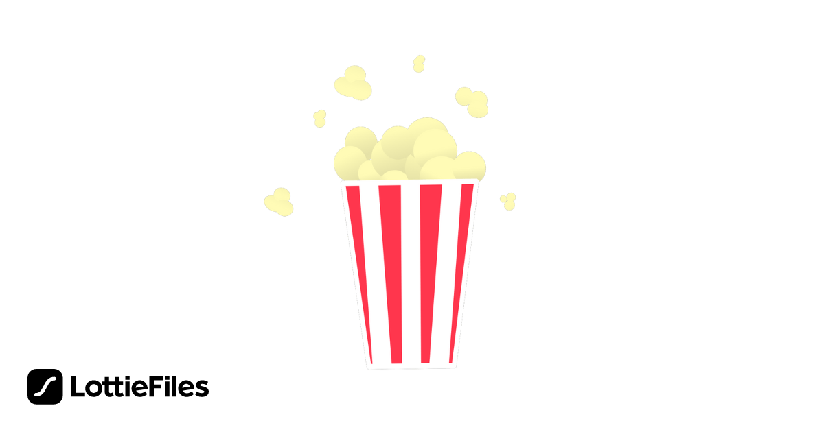 Free Popcorn Animation by Jazmín | LottieFiles