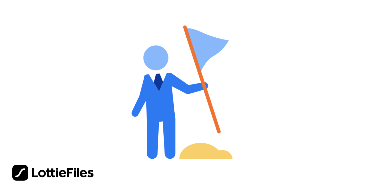 Free Man Standing at Destination Point Animation by Abdul Latif ...