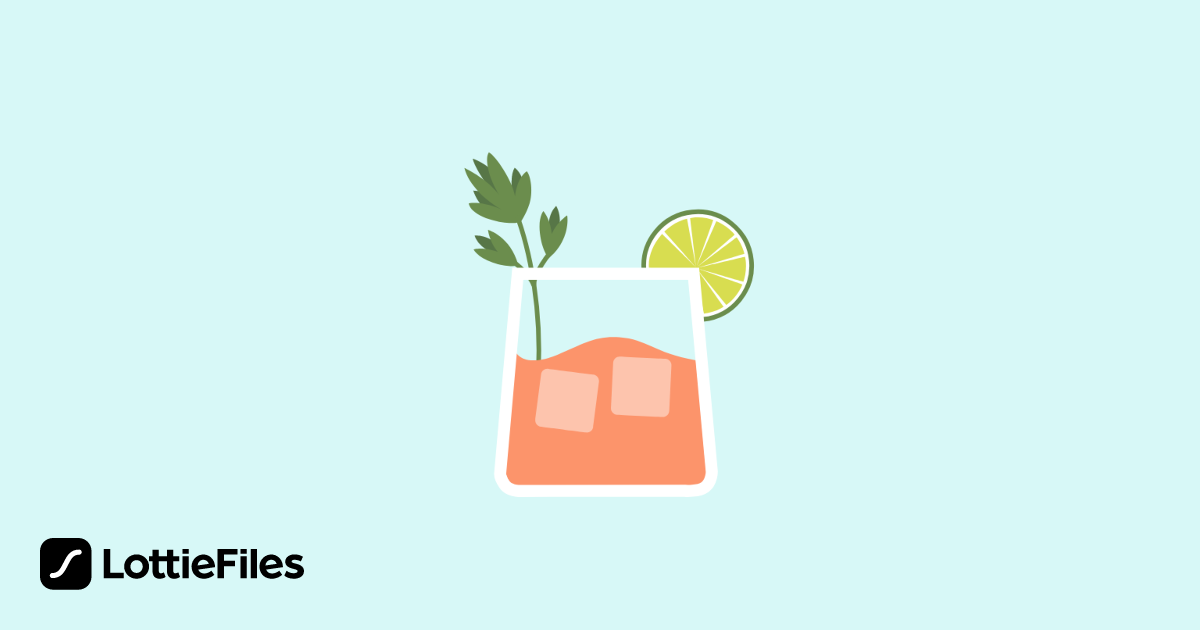 Free Cocktail Animation by Andjela Stevovic | LottieFiles