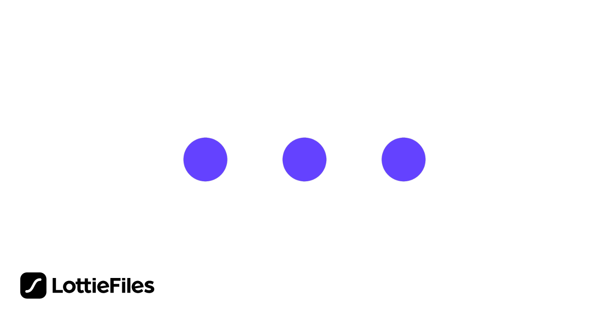 Free loadng_dots Animation by Chris | LottieFiles