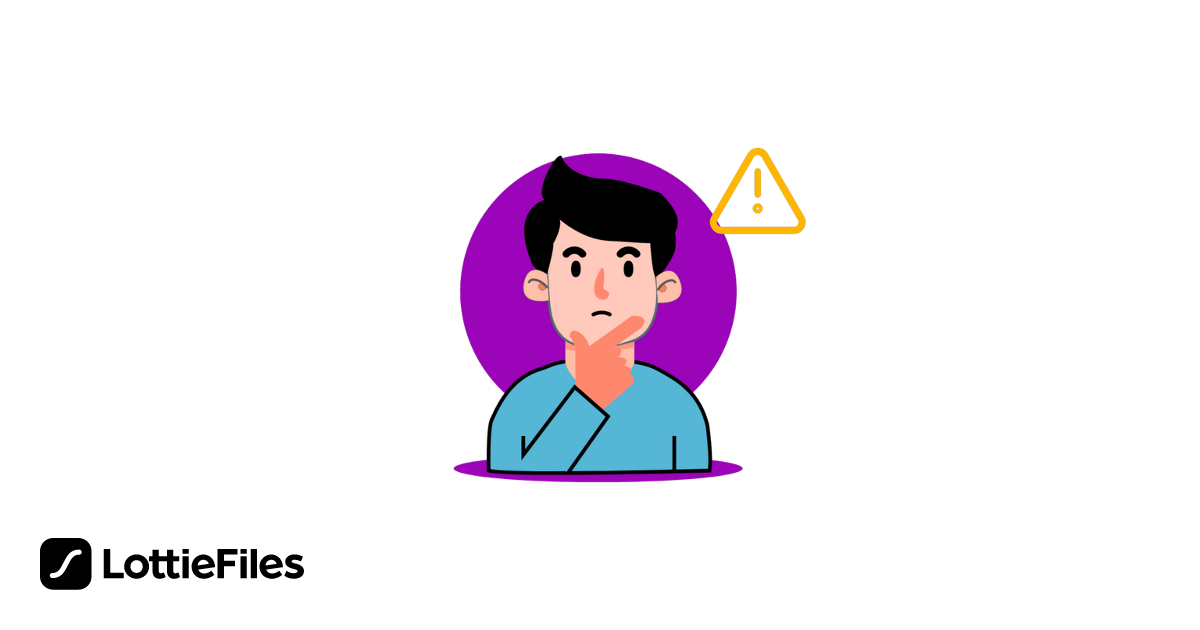 Free Character Confusion Animation by Riju | LottieFiles