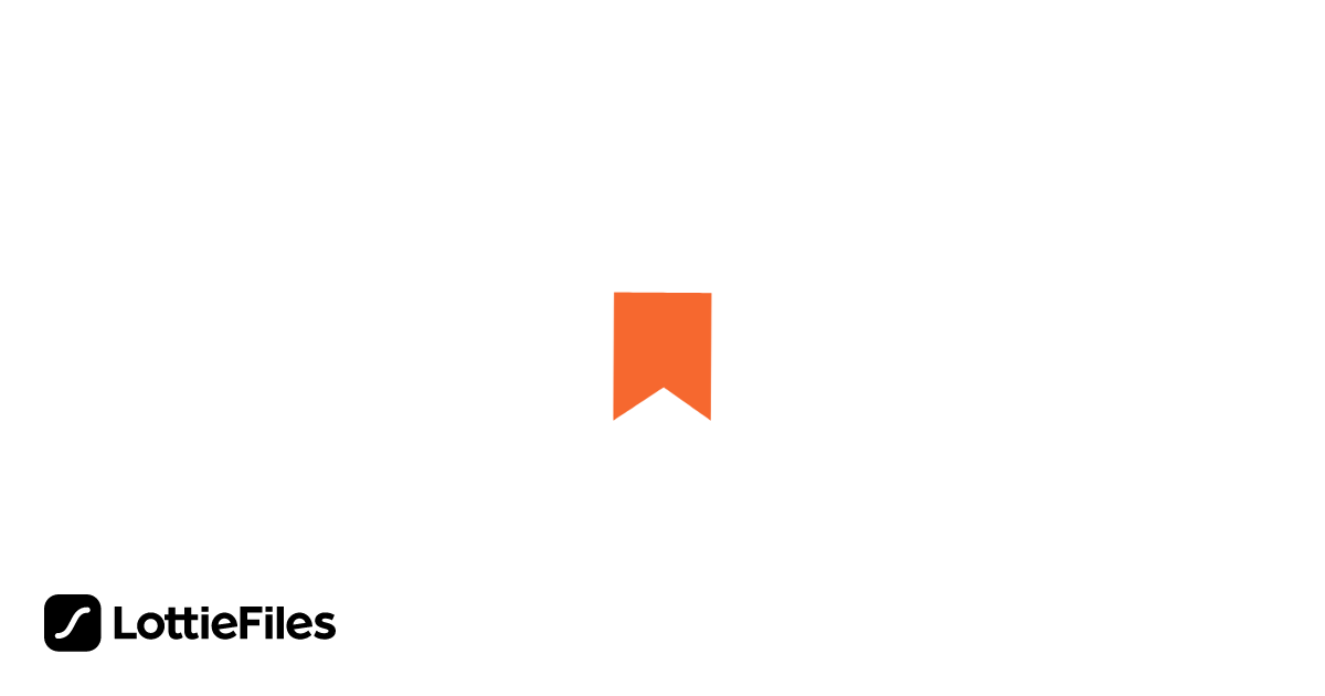 Free Bookmark or favourite Icon Animation by Hiren | LottieFiles