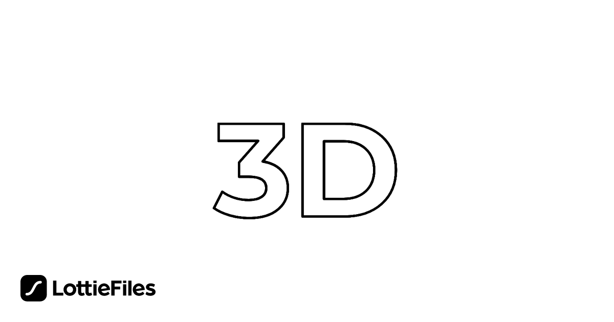 Free 3D Headline Animation by Jan Kozłowski | LottieFiles