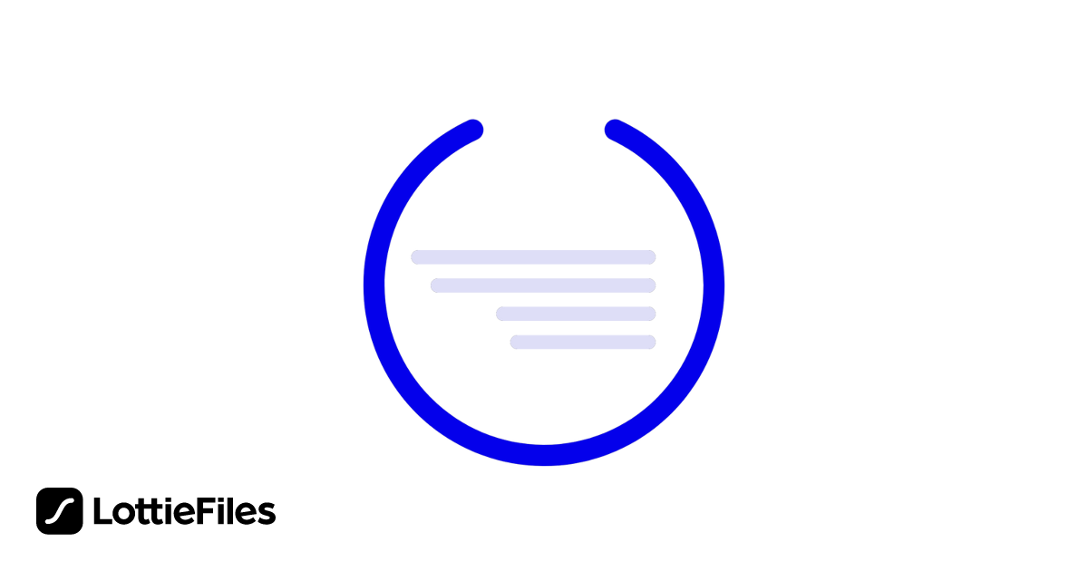 Free Minimal Circle Animation by Erik Briones | LottieFiles