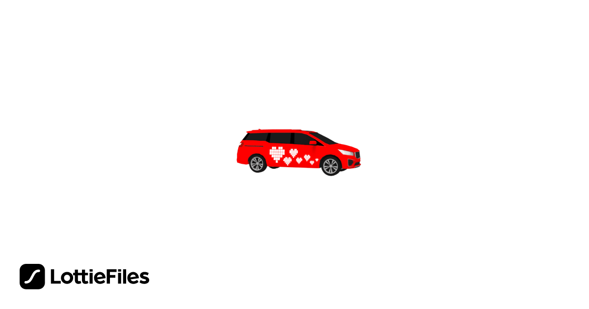 Free Red car Animation by Bogdan | LottieFiles