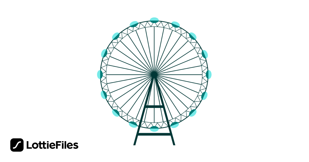 Free Ferris Wheel Animation by Tanjil Mahmud | LottieFiles