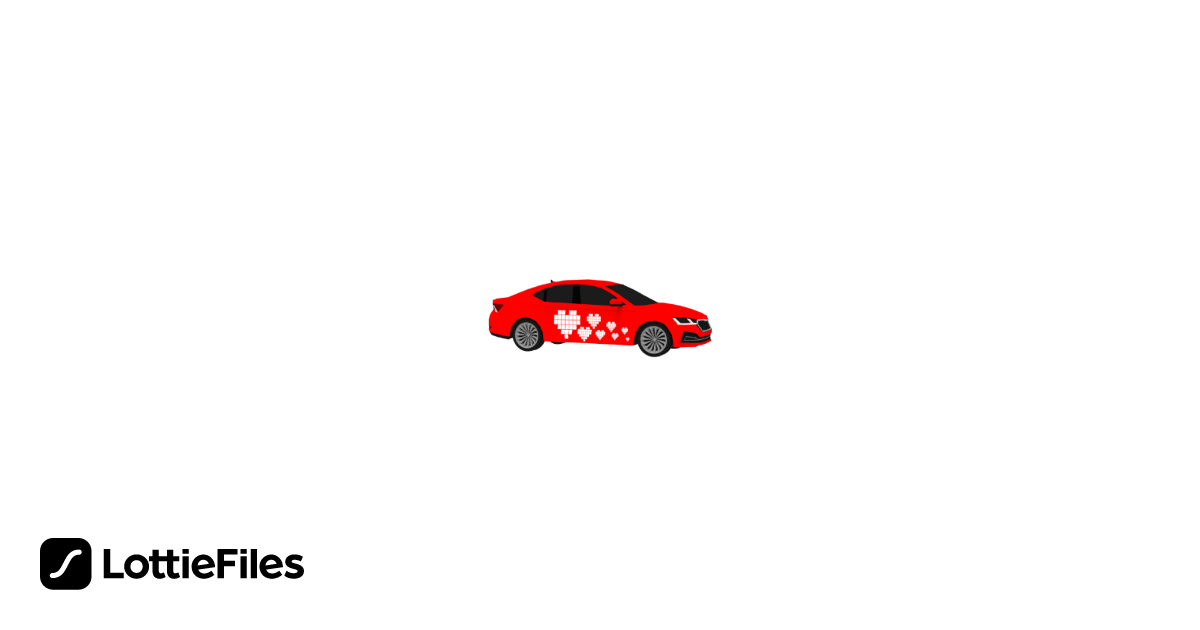 Free Red car Animation by Bogdan | LottieFiles