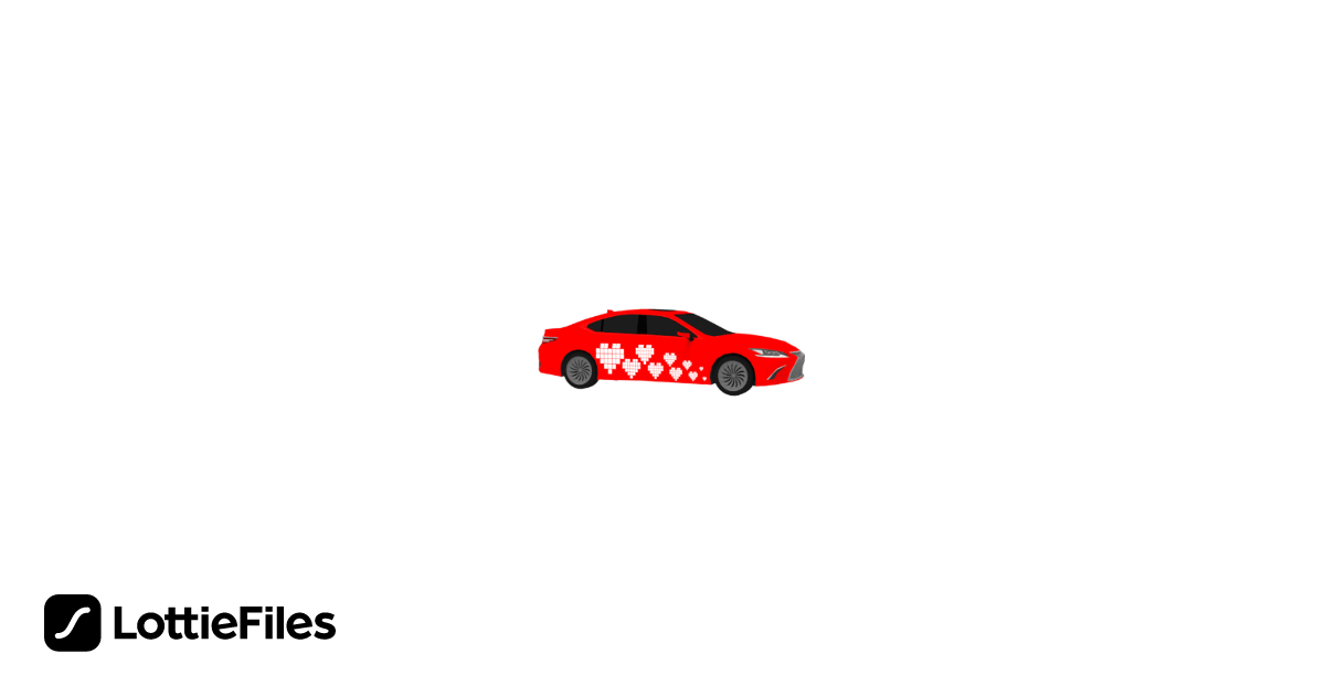 Free Red car Animation by Bogdan | LottieFiles