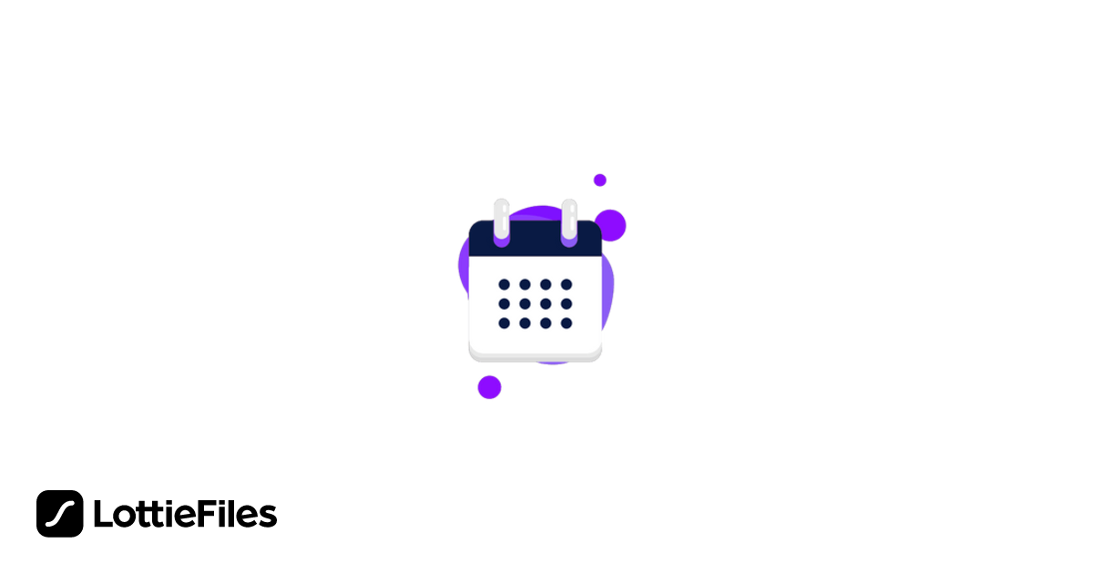 Free CALENDAR Animation by ciyirit392 | LottieFiles