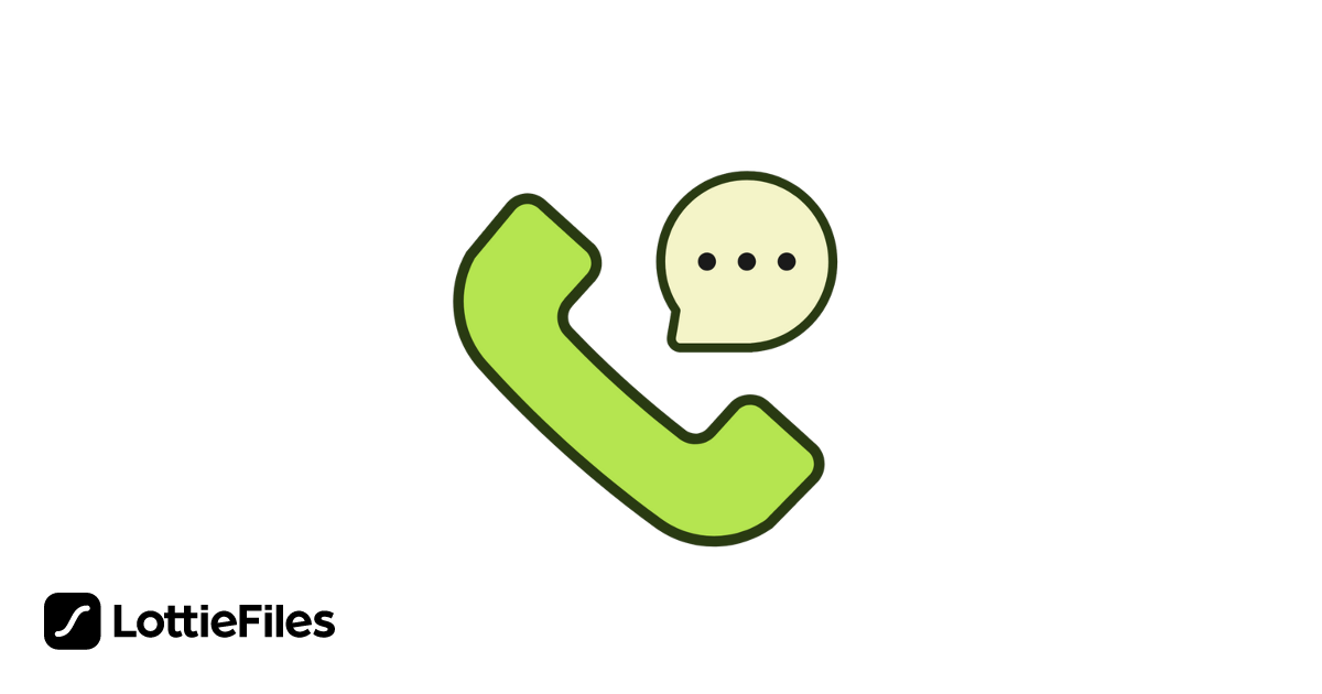 Free Call Bubble Icons Animation by Abdul Latif | LottieFiles