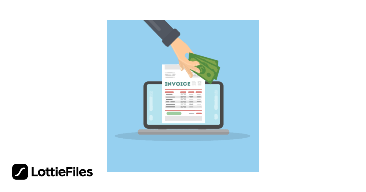Free Invoice Animation by Bilal | LottieFiles