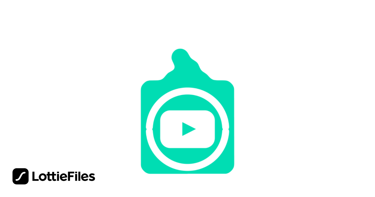 Free Youtube bubble Lottie JSON animation Animation by Weblodge ...
