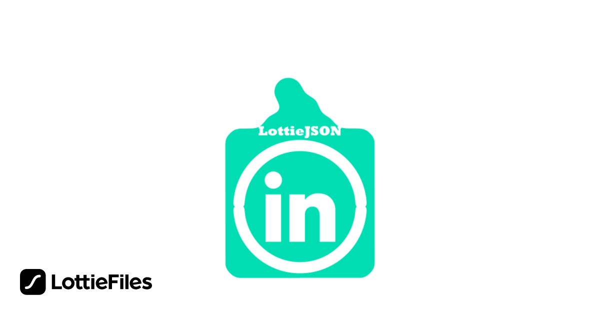 Free LinkedIn bubble Lottie JSON animation Animation by Weblodge ...