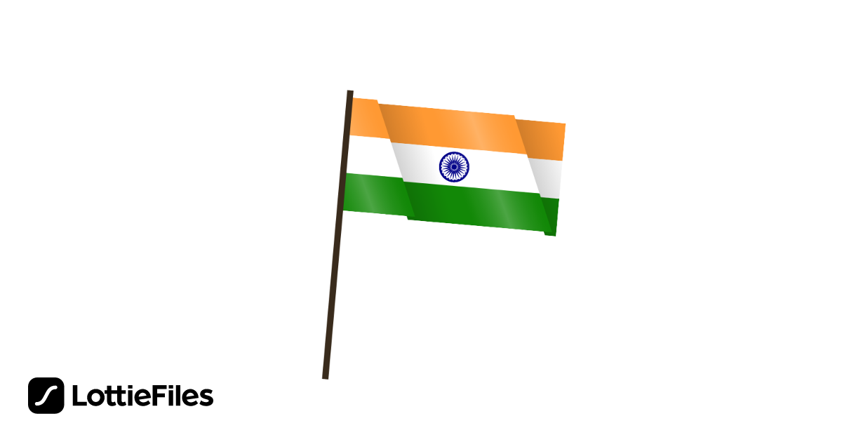 Free India Flag Animation by Avinash | LottieFiles