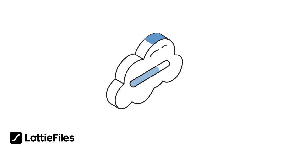 Free cloud loading Animation by Sheraz | LottieFiles