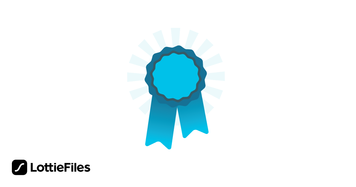 Free Blue award Animation by Gaurav | LottieFiles