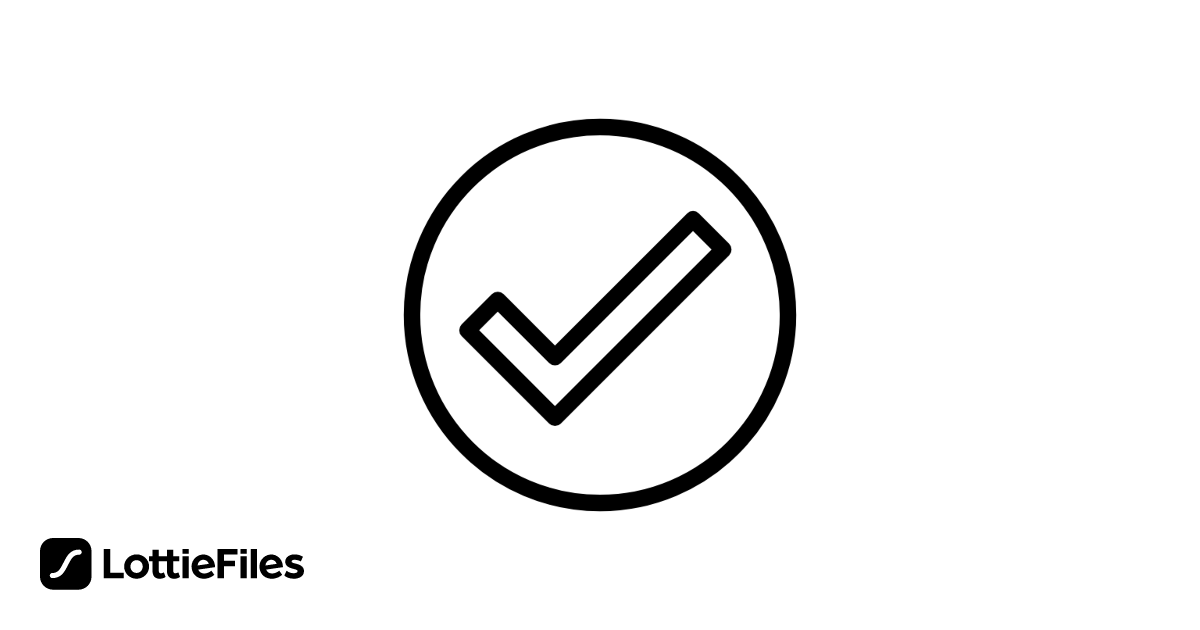 Free Tick Animation by LottieFiles | LottieFiles