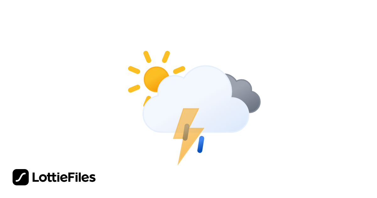 Free thunderstorms-day-overcast-rain Animation by ind3 | LottieFiles