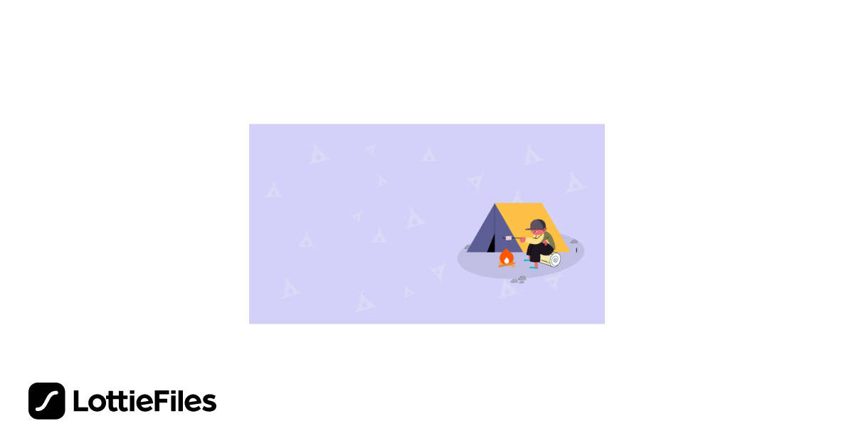 Free camping Animation by Nabil | LottieFiles