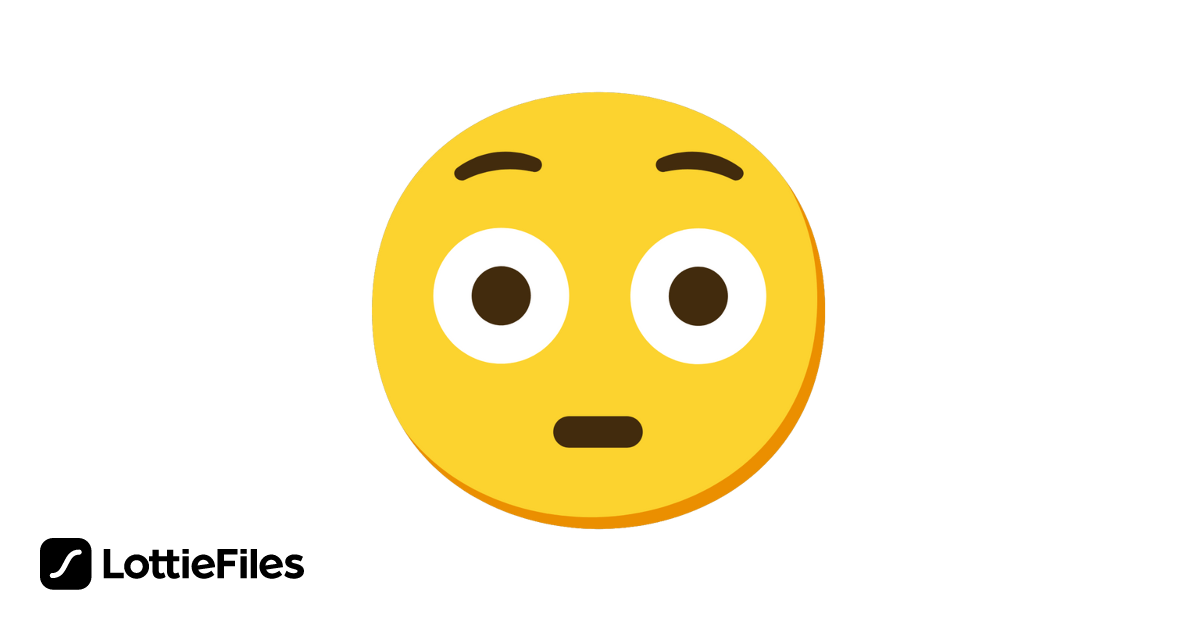 Free Flushed Emoji Animation by Lottie | LottieFiles