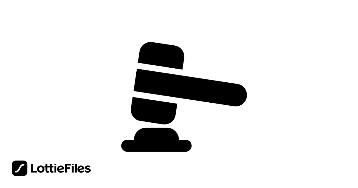 Free Gavel Animation by Ahmed Agrma | LottieFiles