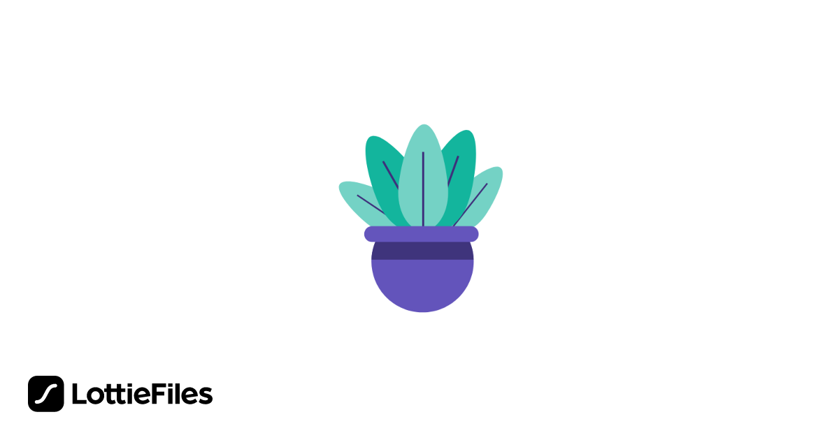 Free Pot Plant Animation by Sheikh Sohel | LottieFiles