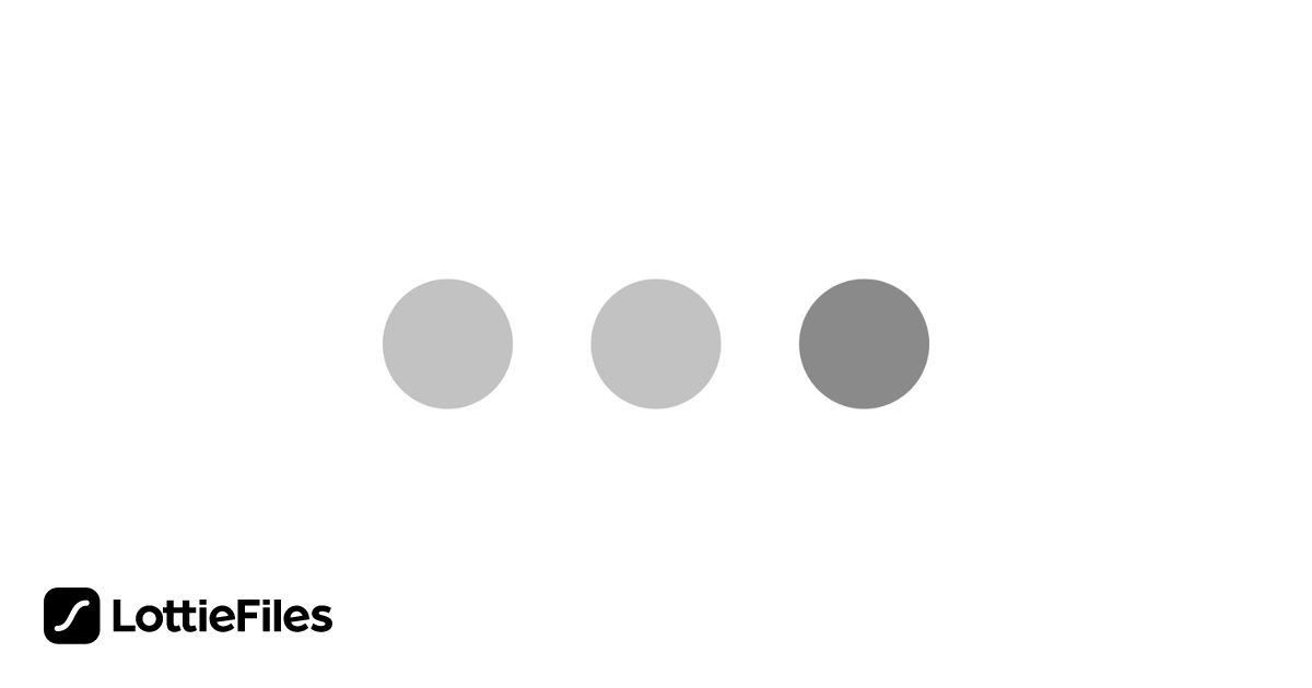 Free Dots loader Animation by Mikey P | LottieFiles