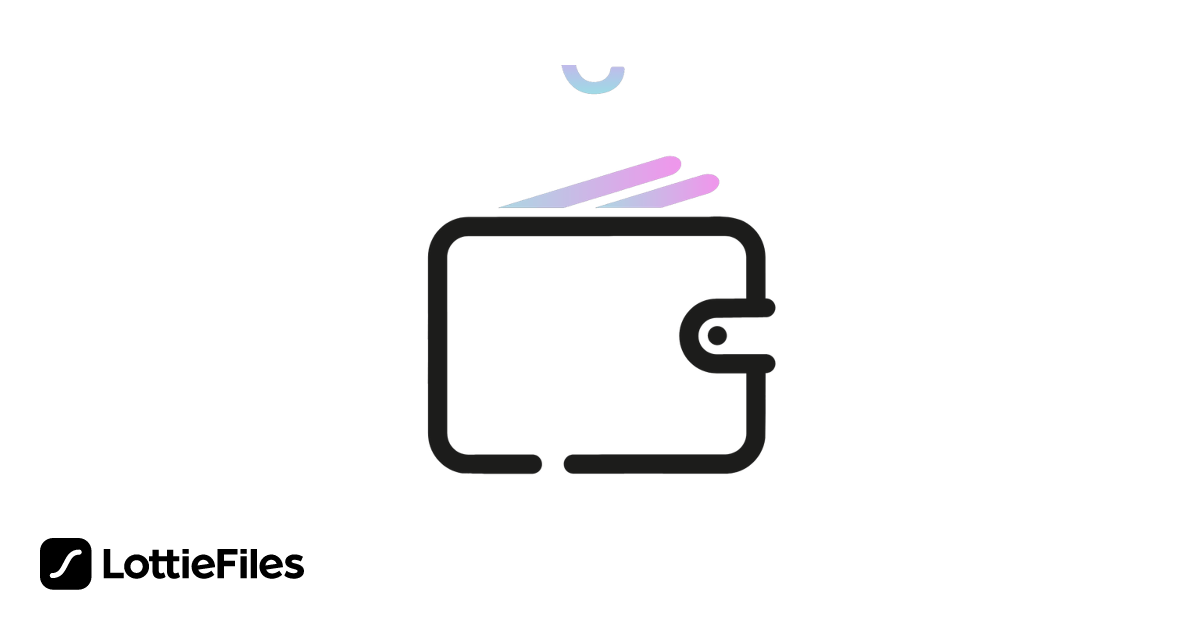 Free Loading wallet Lottie JSON animation Animation by Weblodge ...