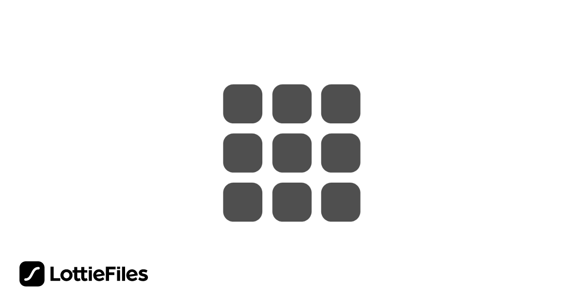 Free list to grid Animation by Miyukichi | LottieFiles