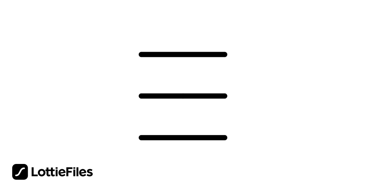 Free Hamburger menu icon animation Animation by Muhammad Talha ...