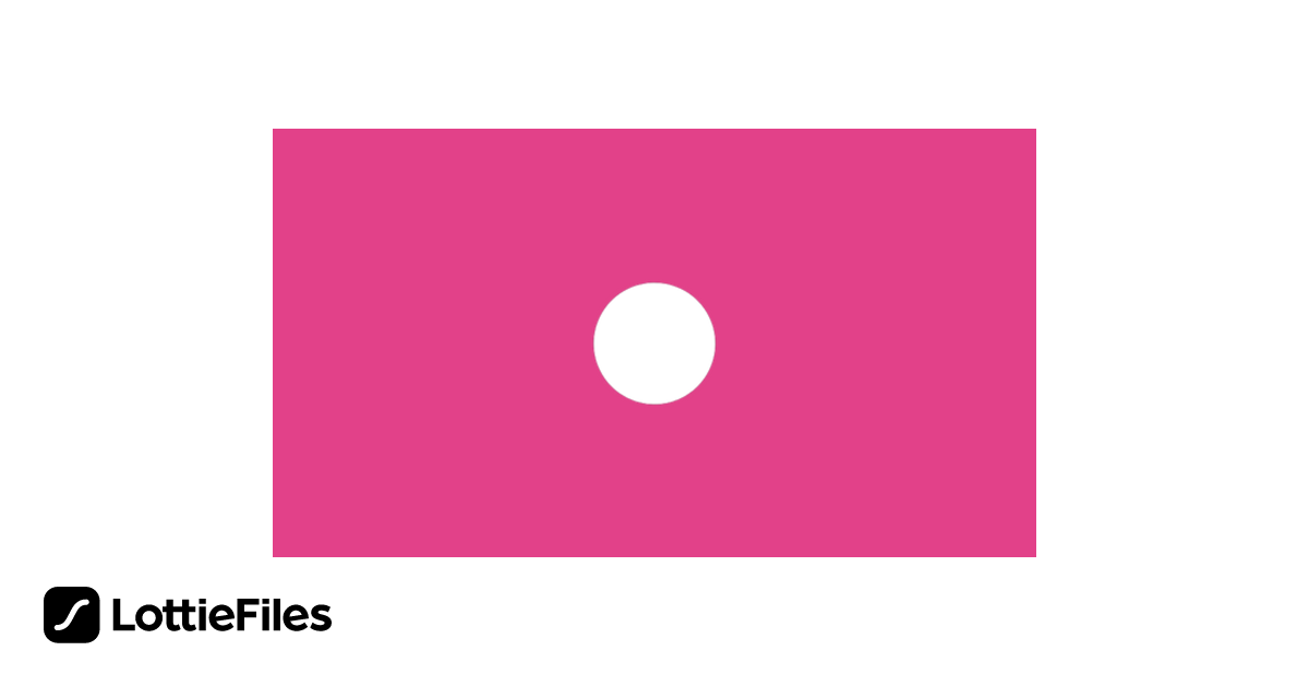 Free Circle Transition Animation by Fábio | LottieFiles