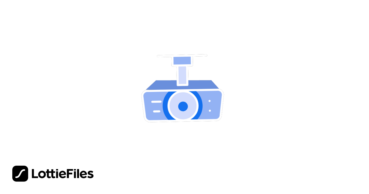 Free projector and camera Animation by Faizan | LottieFiles