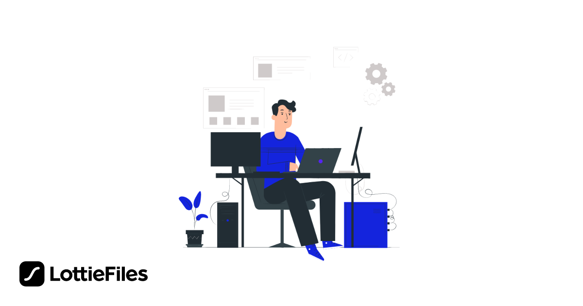 Free coding Animation by Youremail | LottieFiles