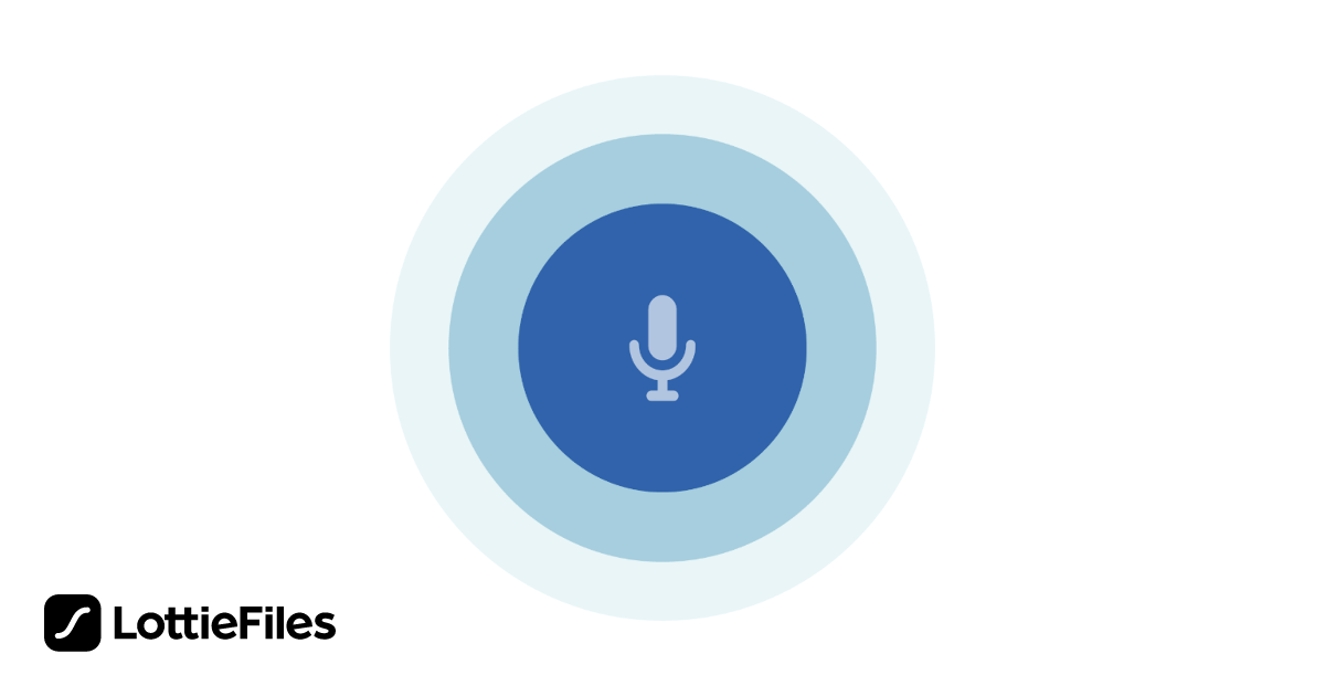 Free Enable mic Animation by Marcelo Santos | LottieFiles
